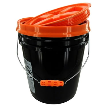 7 Gallon Letica White Bucket with Gamma Seal Lid (white) - Walmart.com