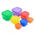 Meal Prep Haven 7 Piece Multi-Colored, Color Coded Portion Control ...