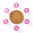 500g Transparent Acrylic Beads Round Pearl Pink 8x7mm Hole: 2mm about ...