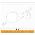 Pontiac GM OEM 04-08 Grand Prix-Foglight Fog Driving Light 15852222 ...