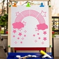 1 pc PET Plastic Drawing Painting Stencils Templates Square White ...