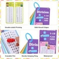 30PCS Reusable Multiplication Flash Cards&Division Flash Cards with 4 ...