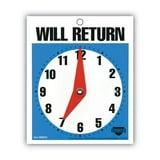 Will Return Later Sign, 5" X 6", Blue | Bundle of 2 Each - Walmart.com