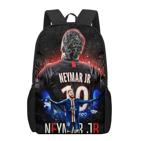 Football-star-neymar School Bags For Boys Girls 3d Print School ...