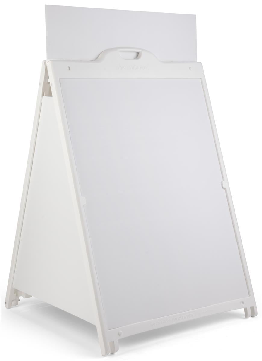 Displays2go Plastic A-Frame Pavement Boards, Corrugated Plastic Panels ...