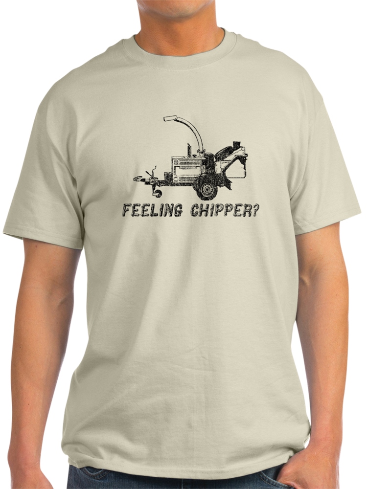 CafePress - Feeling Chipper Black T-Shirt - Light T-Shirt - CP ...