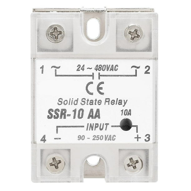 Output 24-480V Ac Relay Module, No Noise Anti-Vibration Solid State ...