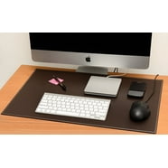 Black Leather 38 x 24 Desk Mat without Rails - Walmart.com