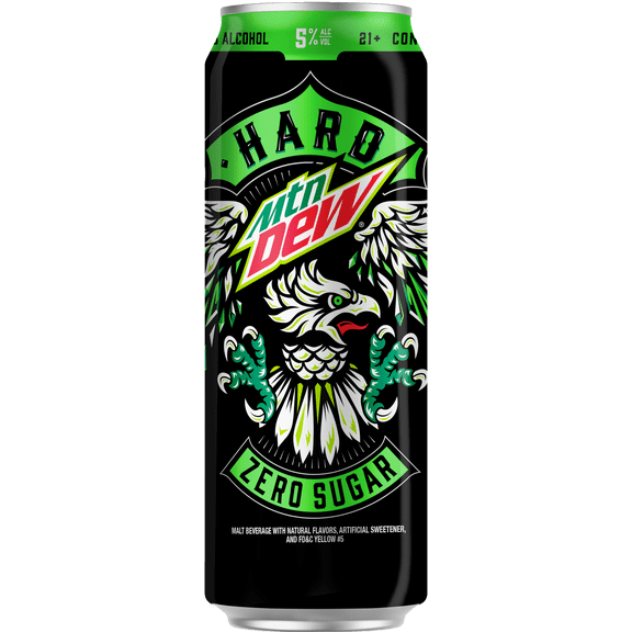 Hard Mountain Dew Zero Sugar Malt Beverage Original 24oz