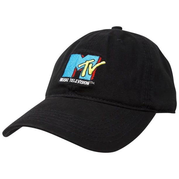 MTV - MTV Core Logo Dad Hat Adjustable Baseball Cap - Walmart.com ...