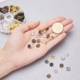 180pcs Flower Bead Cap 6 Colors Bead End Cap Alloy Filigree Metal Multi ...
