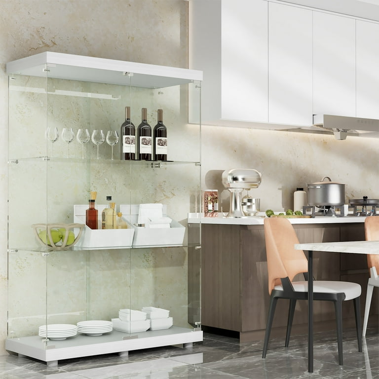 Glass Curio Cabinet With Lock | Cabinets Matttroy