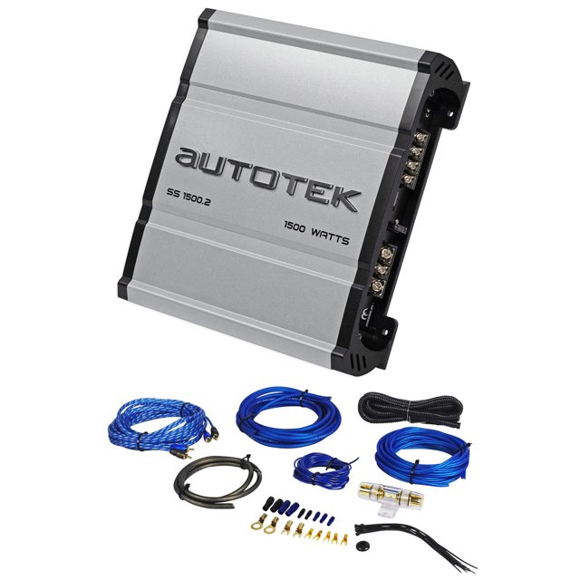 Autotek SS1500.2 Super Sport 1500w 2-Channel Car Amplifier Class A/B ...