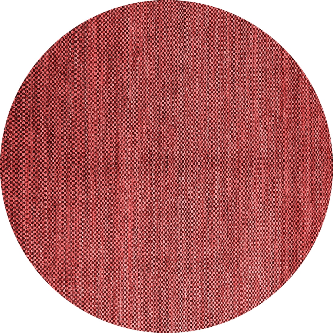 Ahgly Company Indoor Round Abstract Red Modern Area Rugs, 6' Round ...