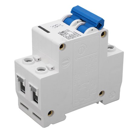 MCB, Rail Mount Circuit Breaker Modular Design Quick Tripping 63A 2P ...