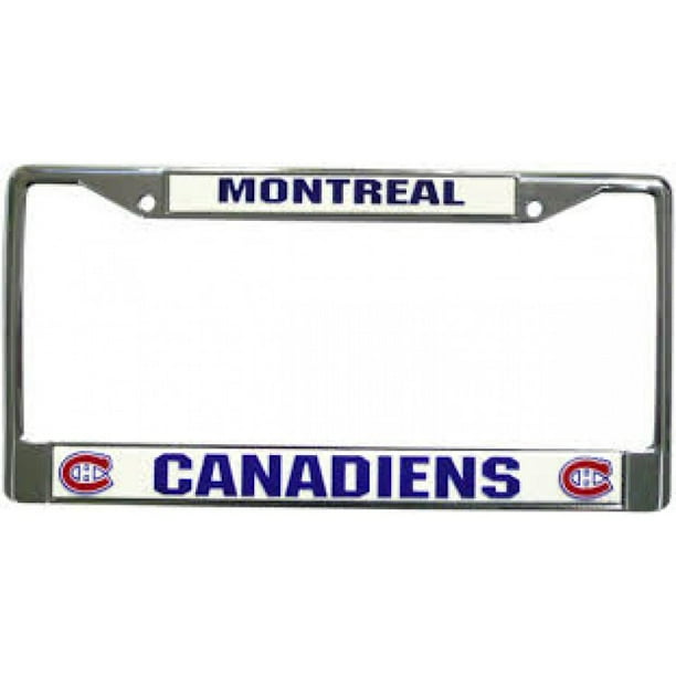 Montreal Canadiens Chrome License Plate Frame - Walmart.ca