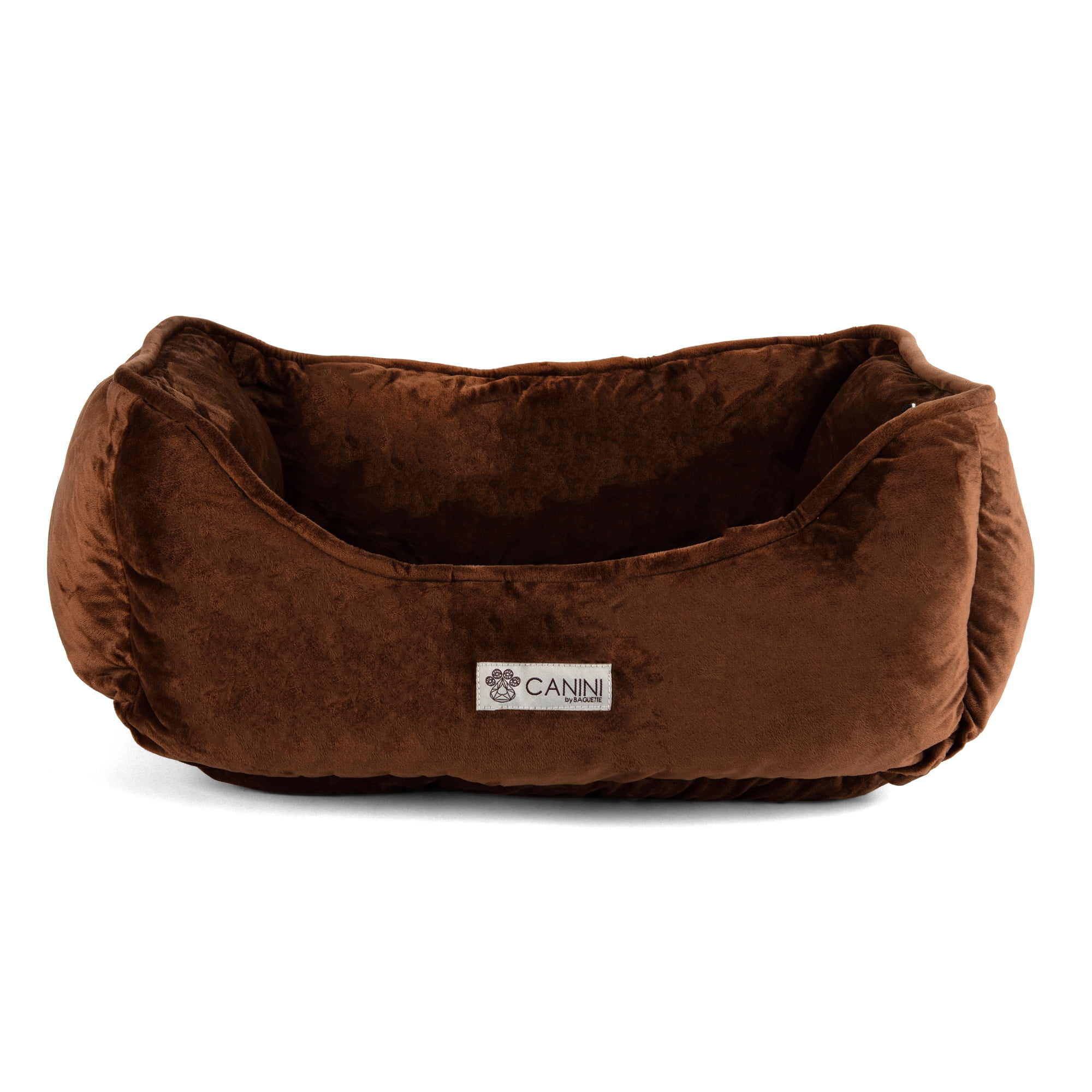 CANINI by Baguette Reversible Micro-Plush Dog Bed for Small-Sized ...