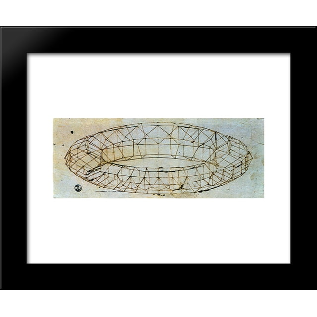 Perspective Study of Mazzocchio 20x24 Framed Art Print by Paolo Uccello ...