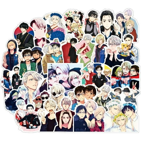 Yuri!!! on ICE Sticker Pack of 50 Stickers - Waterproof Durable ...