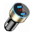 Dual Usb Port Fast Charging Car Mobile Phone Charger Cigarette Lighter ...