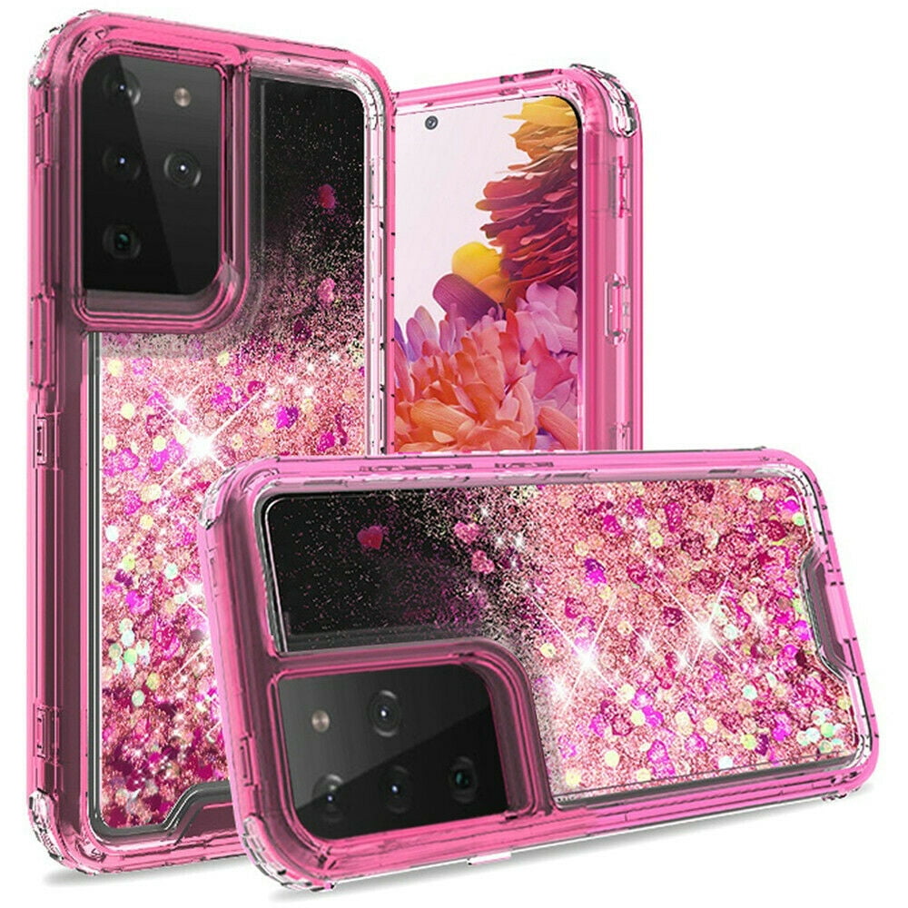 Kaleidio Case For Samsung Galaxy S21 Ultra 5G (6.8") [Kleer Hybrid] 3-Piece Impact [Drop ...