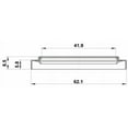 Febest HALF SHAFT OIL SEAL 42X56X7X8.5 # 95GDY-44560709X OEM GA67-25 ...