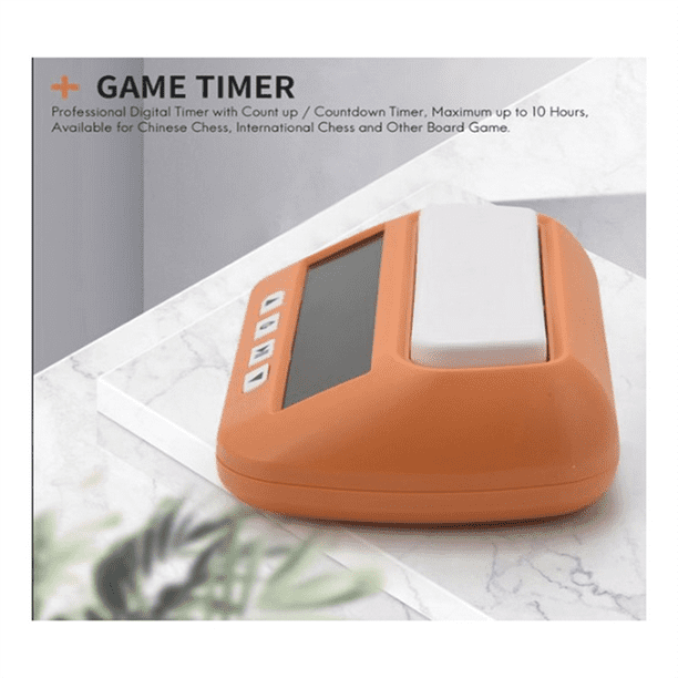New Professional Chess Clock Digital Watch Count Up Down Timer Board Game Stopwatch,Orange ...