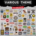 250+ Waterproof Hard Hat Stickers, Funny Decals for Helmet, Tool Box ...