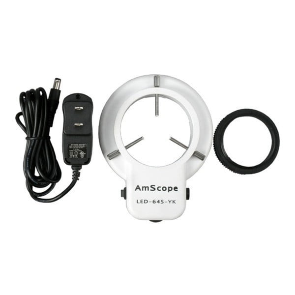 AmScope LED-64S 64 LED Microscope Ring Light with Dimmer - Walmart.com