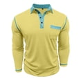 HXWCHs Men’s Slim Fit Collared Polo - Wrinkle-Resistant Cotton Blend ...