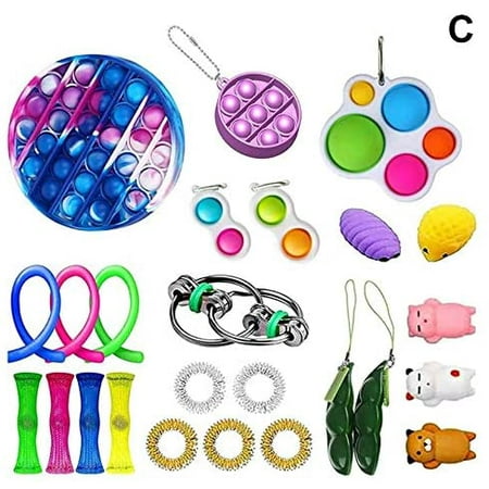 Fidget Toy Set Sensory Fidget Toys Pack for Kids or Adults Squeezing ...