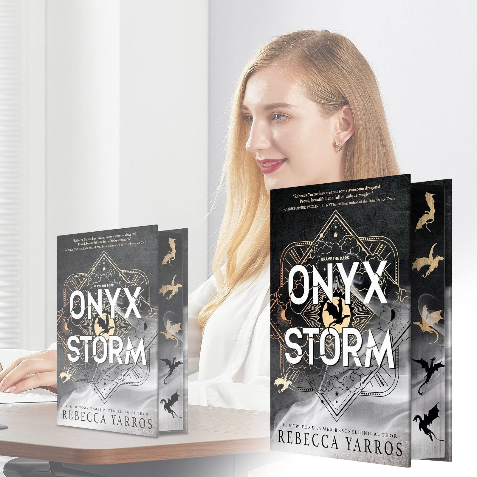 Rebecca Yarros: Onyx Storm (Deluxe Limited Edition) Fourth Wing，Iron Flame，Onyx Storm，Rebecca ...
