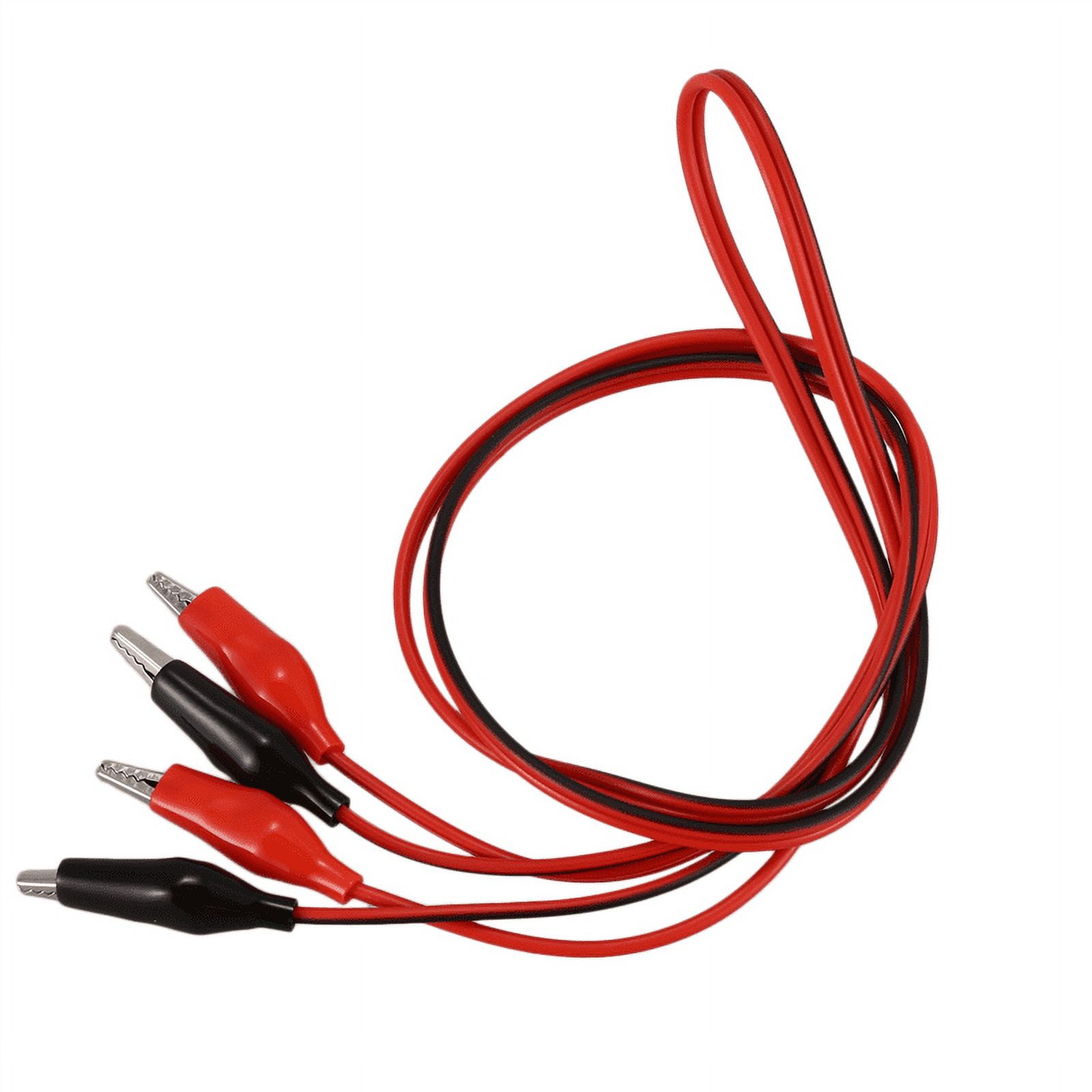 Click here for Unbranded 4x 1m Double-End Alligator Clips Test Le... prices