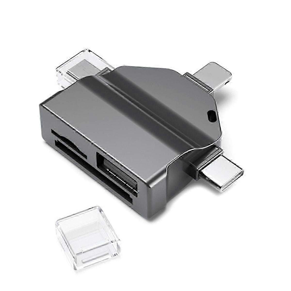 Multifunctional 7-in-1 Card Reader with USB 2.0 Type-C to SD Adapter ...