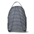 No Boundaries Women's Dome Backpack Navy Stripe, 12x16x5.75-inch ...