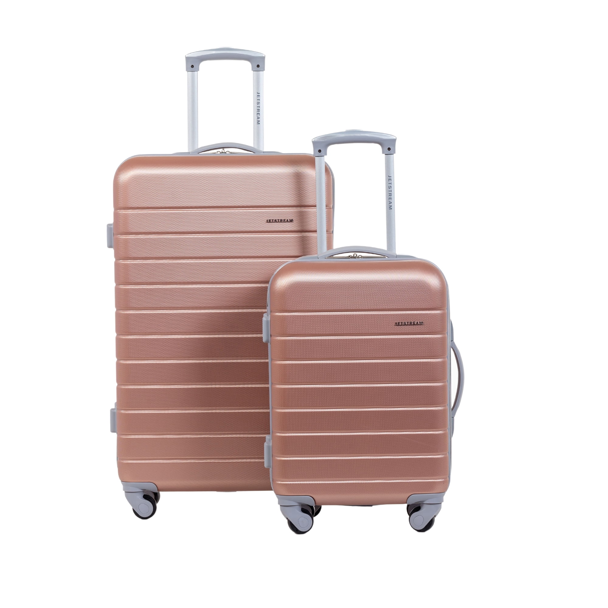 Jetstream 2pc Hardside Rolling Spinner Upright Set, Checked and Carry ...