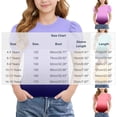 BRGZLK Girls Fashion T Shirt Summer 2026 Trendy Crew Neck Ombre Print ...