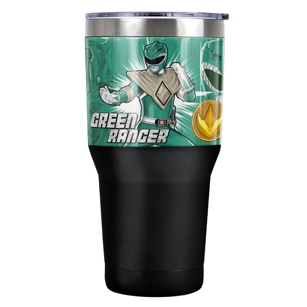 Power Rangers Green Ranger Stainless Steel Tumbler 30 oz Coffee Travel ...