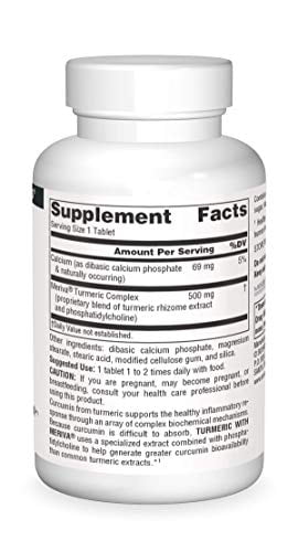 Source Naturals – Turmeric with Meriva 500 mg. – 60 Tablets – Totalhill ...