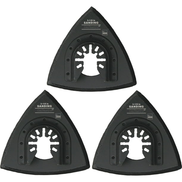 Oscillating Multitool Universal Quick-Release Triangle Sanding Pads for ...