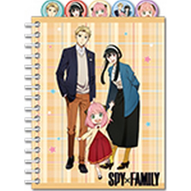 Spy X Family - Character Group #2 Tabbed Notebook - Walmart.com