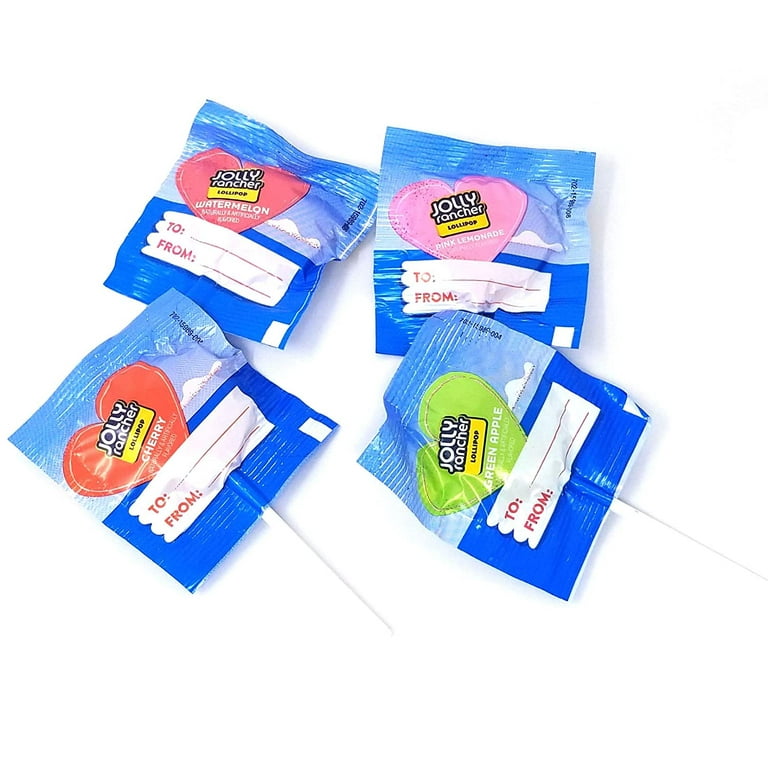 Heart Shaped Jolly Rancher Lollipops