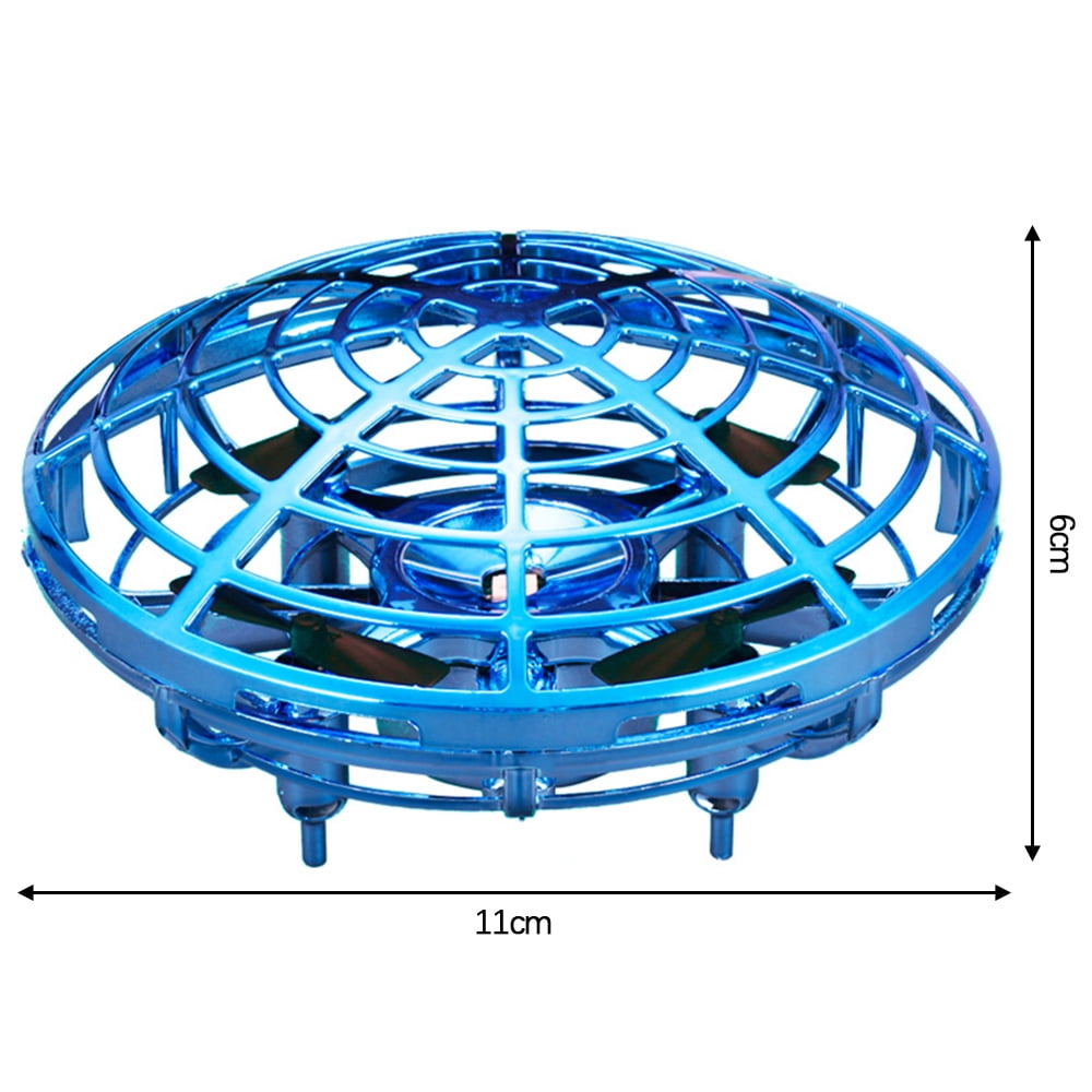Mini RC UFO Drone Aircraft Hand Sensing Infrared RC Helicopter Small ...