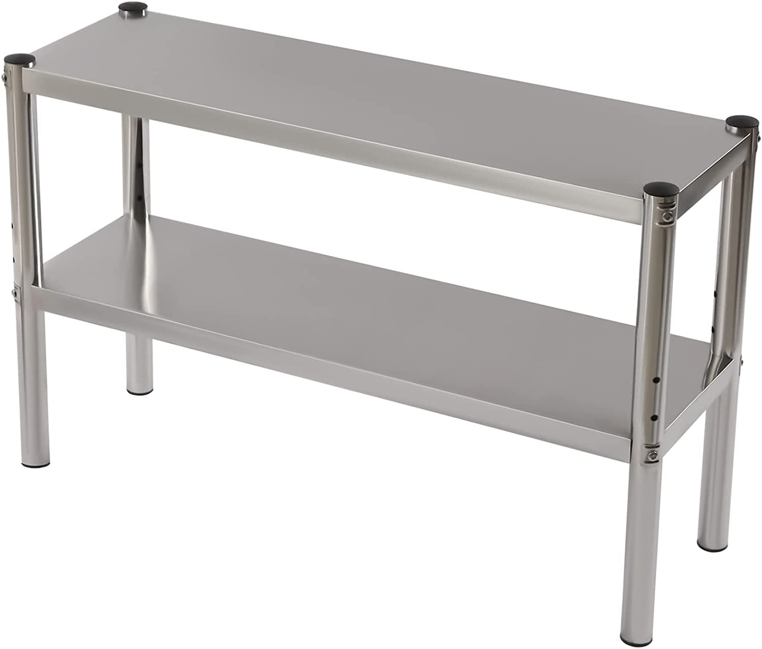 Miumaeov Stainless Steel Commercial Wide Double Overshelf 12"x36" for ...