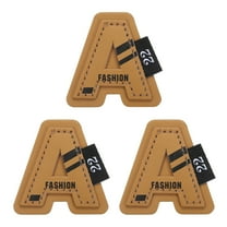 Letter Patch Iron on Alphabet A Patches Embroidered Sew on for Clothes ...