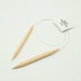 2pcs 10mm 12mm Bamboo Wooden Circular Sewing Crochet Knitting Needles ...