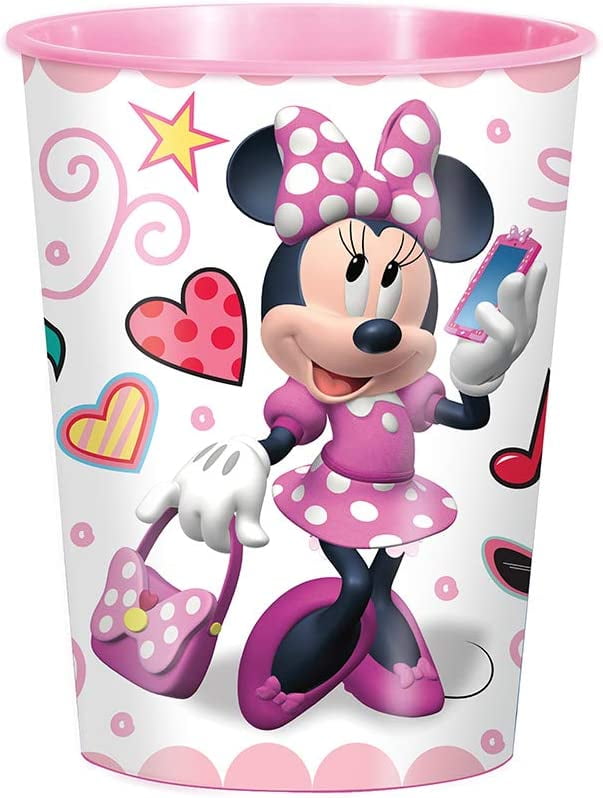 Disney Iconic Minnie Mouse Plastic Stadium Cup - Walmart.com