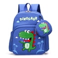 2-Piece Dinosaur Backpack Set with Matching Coin Purse, lightweight and ...