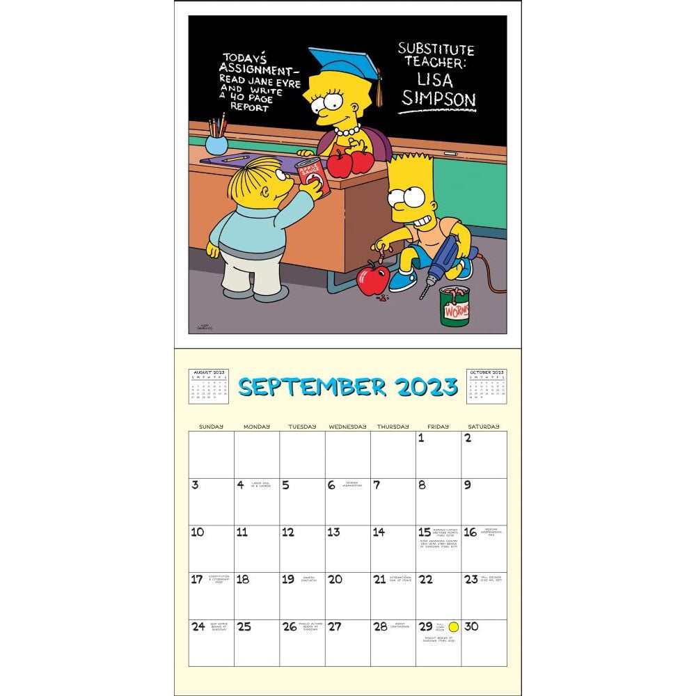 Buy The Simpsons 2023 Wall Calendar (Calendar) Online at Lowest Price ...