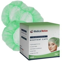 1000PCs Disposable Bouffant Caps by VASTMED | 100% Latex Free, Non ...